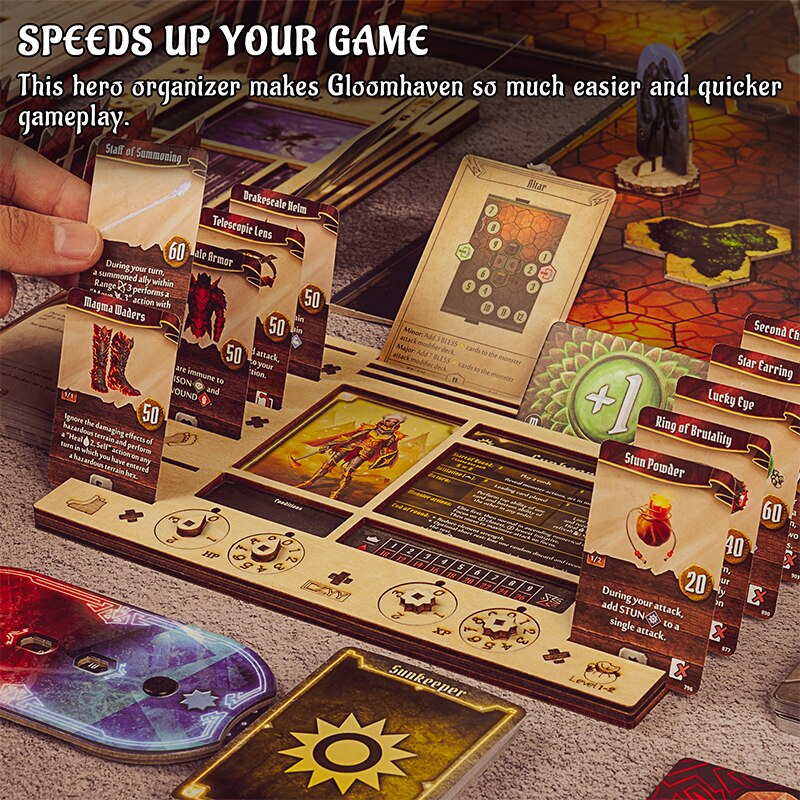 Gloomhaven Painel de Personagem 2 Pcs - Nerd Loja