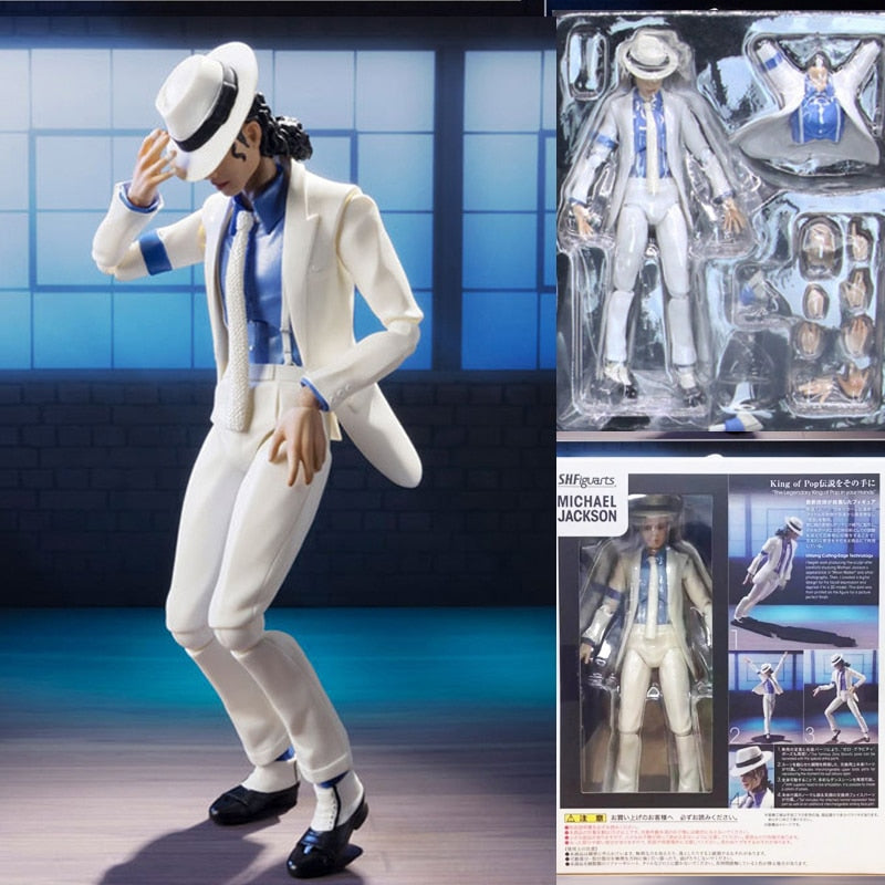 Michael Jackson Boneco Action Figure 14cm - Nerd Loja