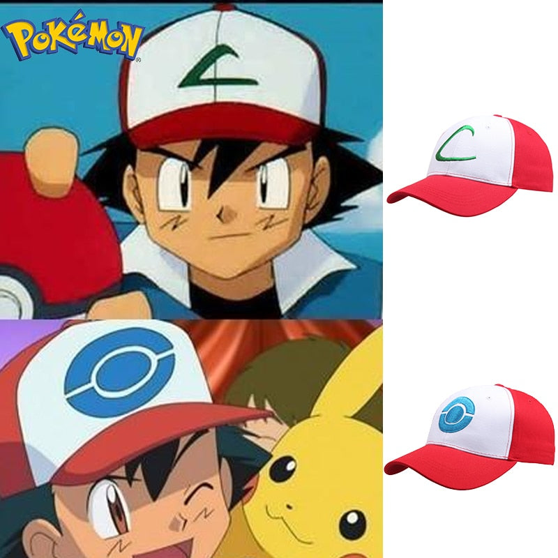 Boné Ash Pokemon 5 Modelos - Nerd Loja